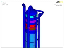 CO2 Absorber Column Vibration Problem Resolution